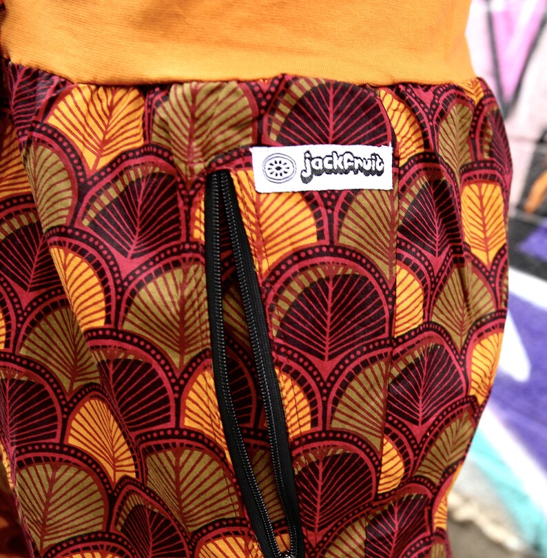 JACKFRUIT Papaya Pants Autumn Leaf Cotton Unisex Crazy - Etsy UK