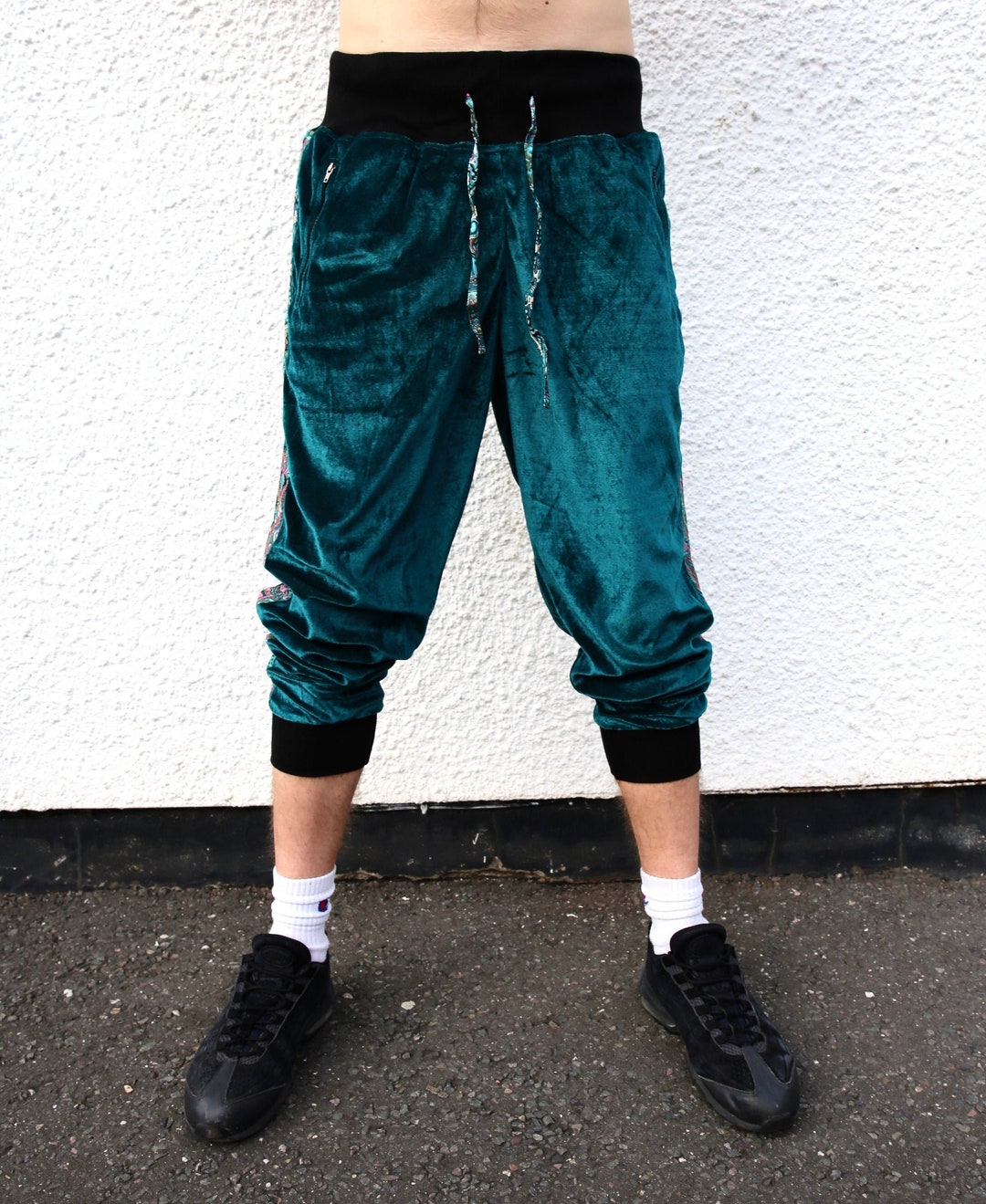 JACKFRUIT Deluxe Velvet Loungers - Turquoise - Pimp Velour Tracksuit ...