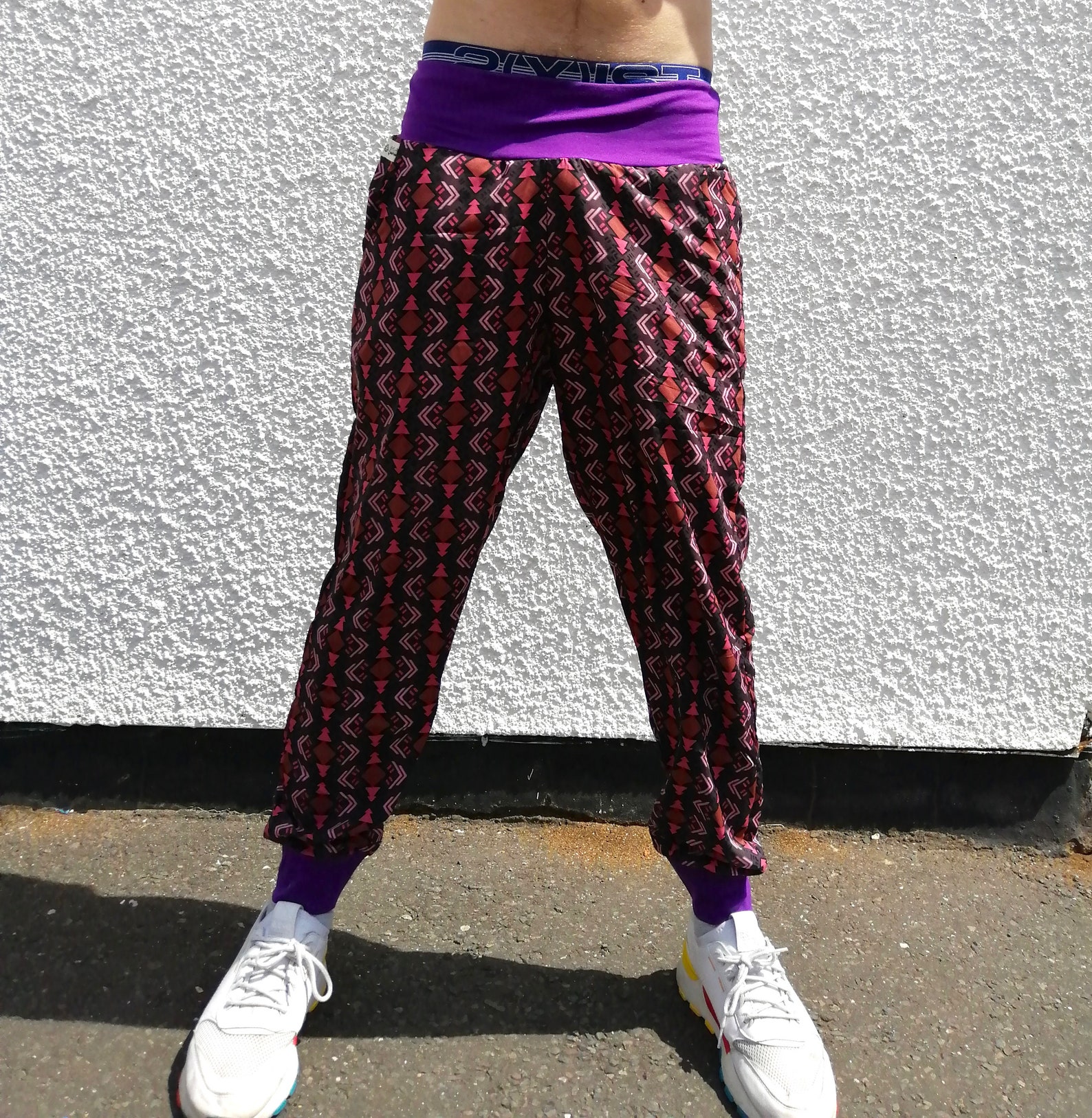JACKFRUIT Papaya Pants - Space Invaders Black - Unisex Crazy Pattern ...