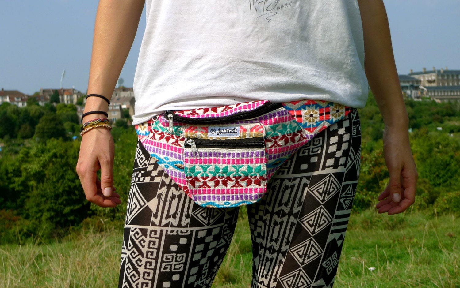 JACKFRUIT Bumbag / Fanny Pack - Spring 2 - Multi Colour Unisex Crazy ...