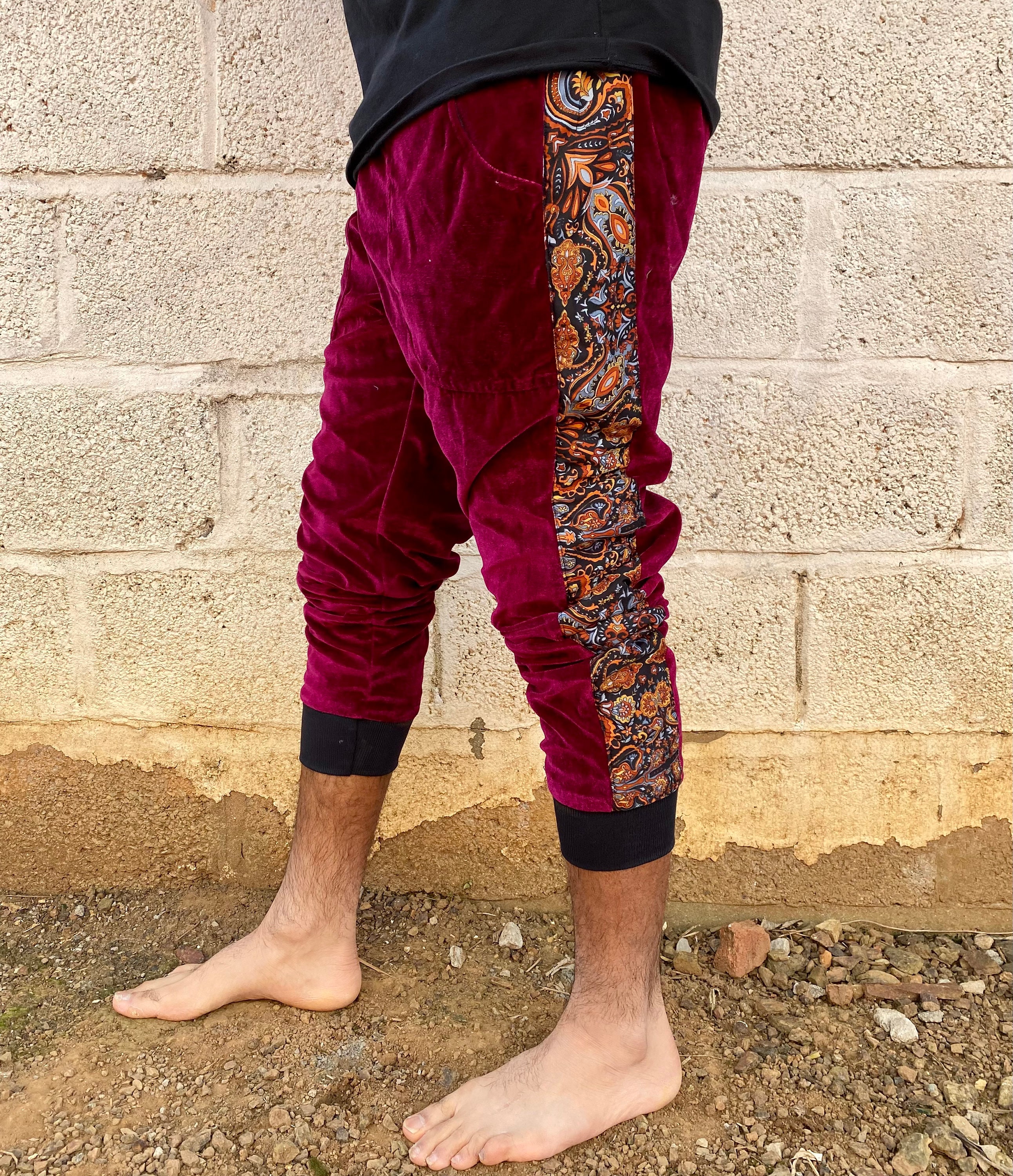 JACKFRUIT Reversible Velvet Loungers - Fuchsia - Pimp Velour Tracksuit ...