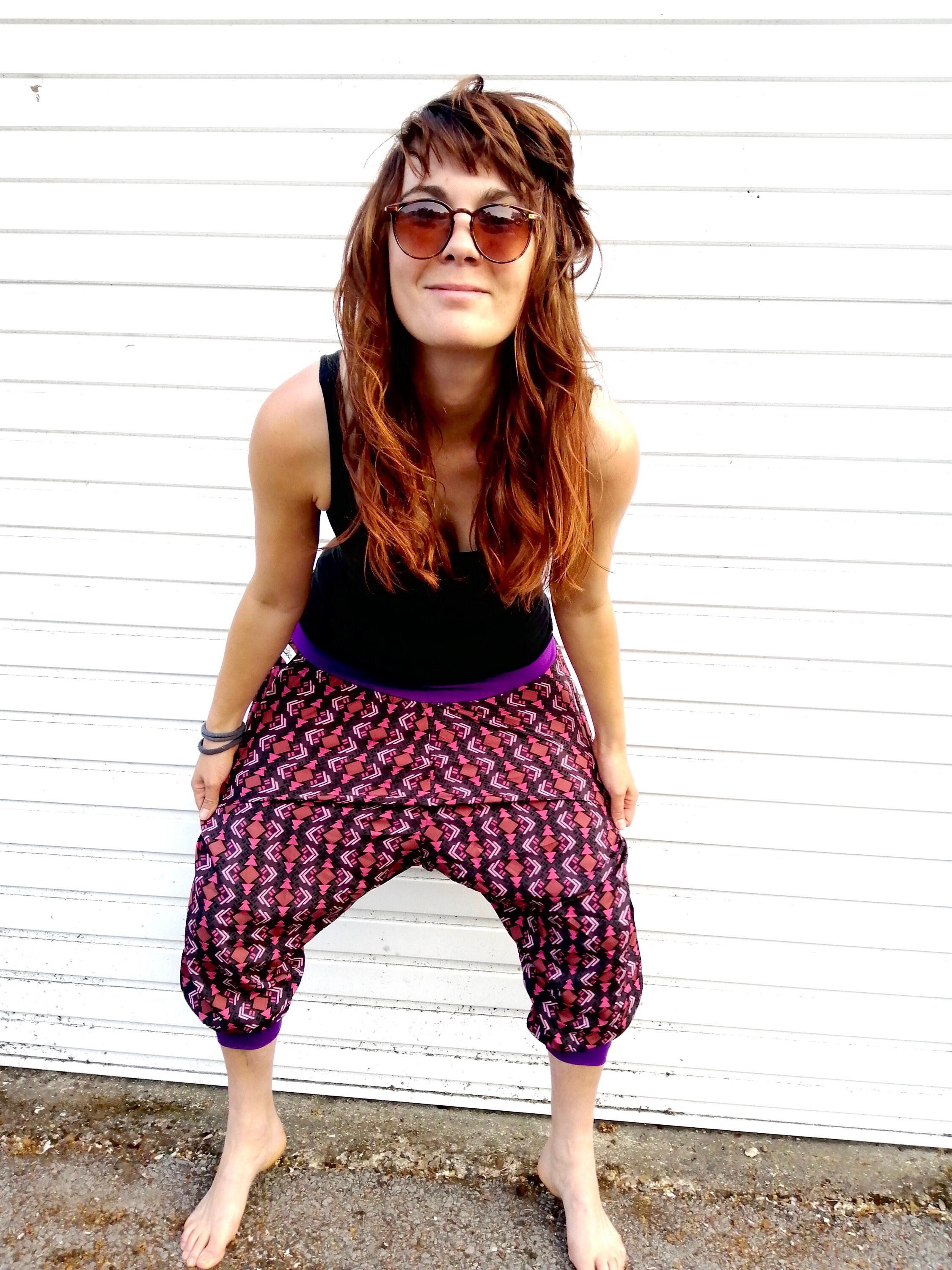 JACKFRUIT Mango Loungers - Space Invaders Black - Unisex Festival Fresh ...