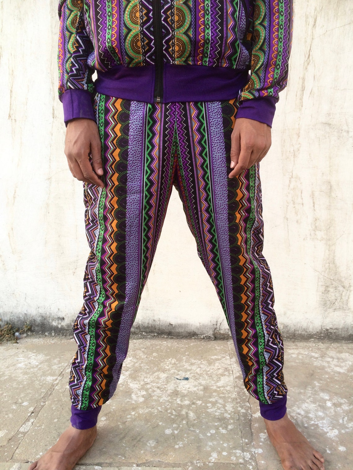 JACKFRUIT Papaya Pants Jungle Fever Purple Unisex Crazy | Etsy
