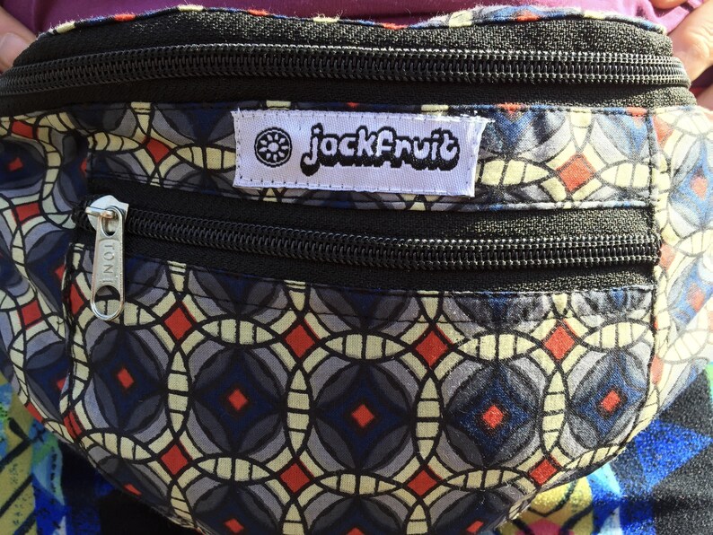 JACKFRUIT Bumbag / Fanny Pack - Bubble Red - Multi Colour Unisex Crazy ...