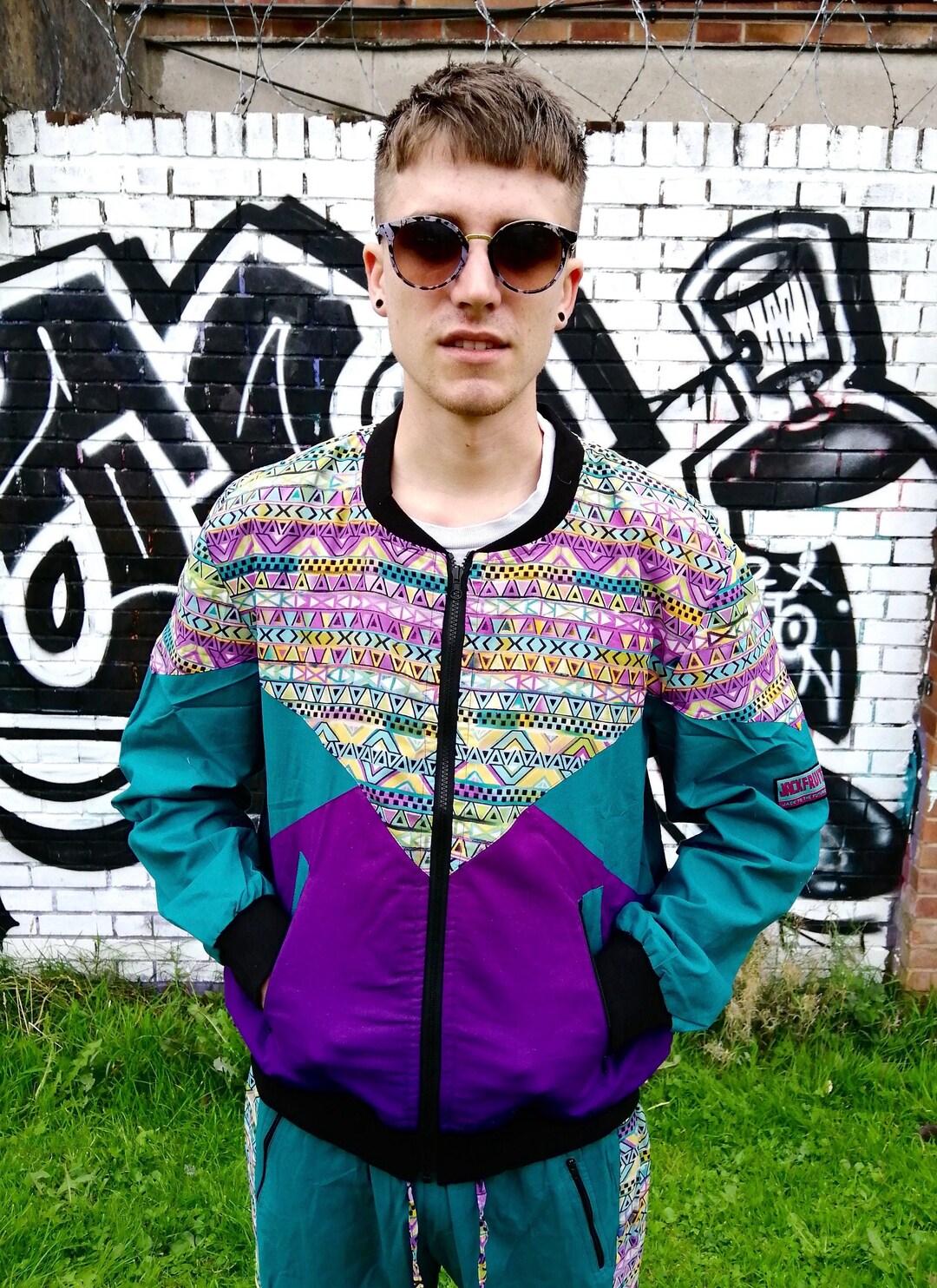 JACKFRUIT Reversible Shell Suit Jacket Unisex Fresh Prince - Etsy