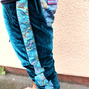 JACKFRUIT Deluxe Velvet Loungers - Turquoise - Pimp Velour Tracksuit ...