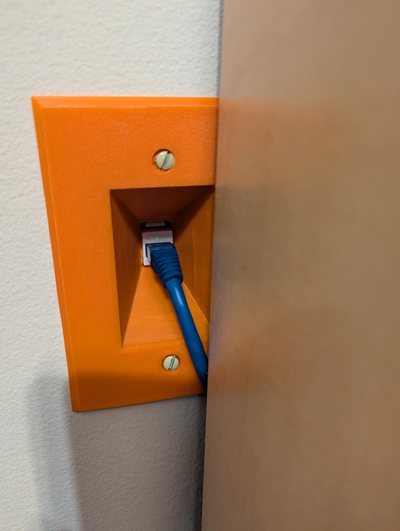 Recessed Ethernet Wall Plate Case Reclaim Your Space! Put Furniture ...