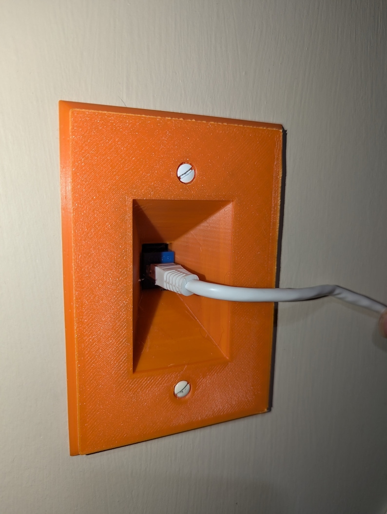 Recessed Ethernet Wall Plate Case Reclaim Your Space! Put Furniture ...