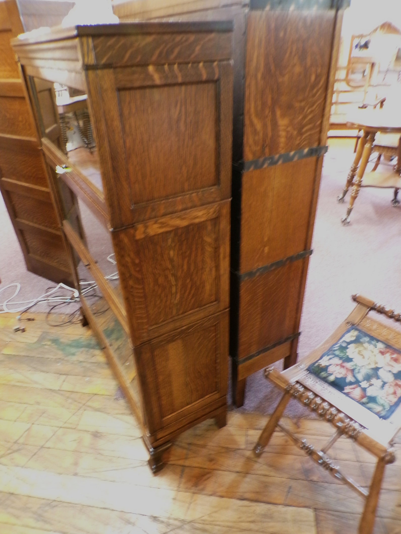 Antique Oak Bookcase Macey Mission Style Shipping Calculator Incorrect ...