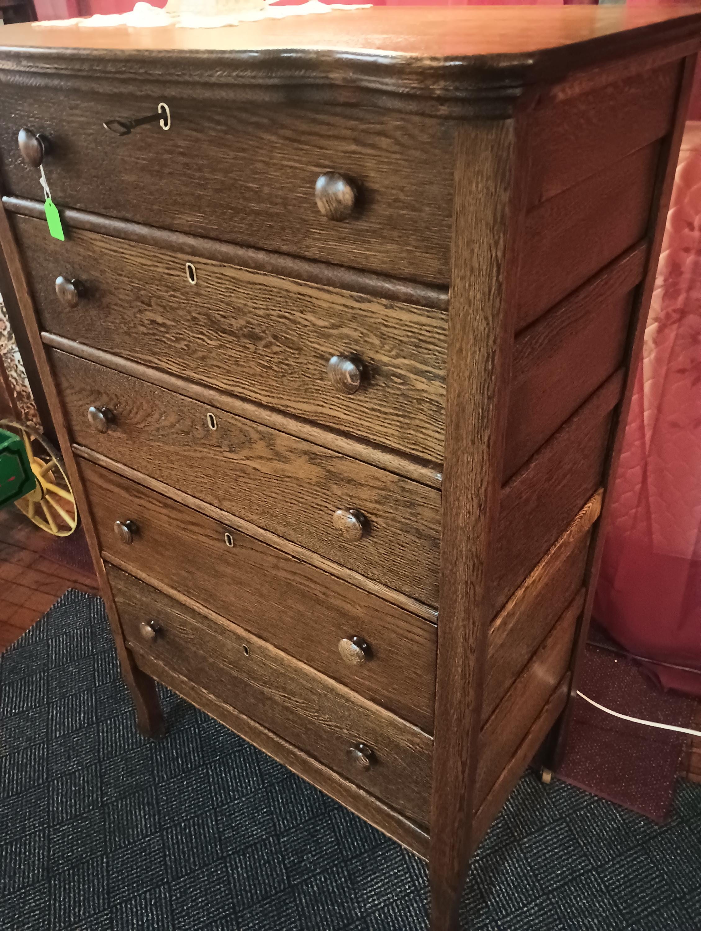 Antique Oak Highboy Dresser 5 Drawer Shipping Calculator Incorrect ...