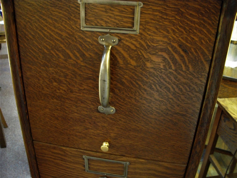 Antique Oak File Cabinet Globe 1900's Buyer to Contract and Pay Freight ...