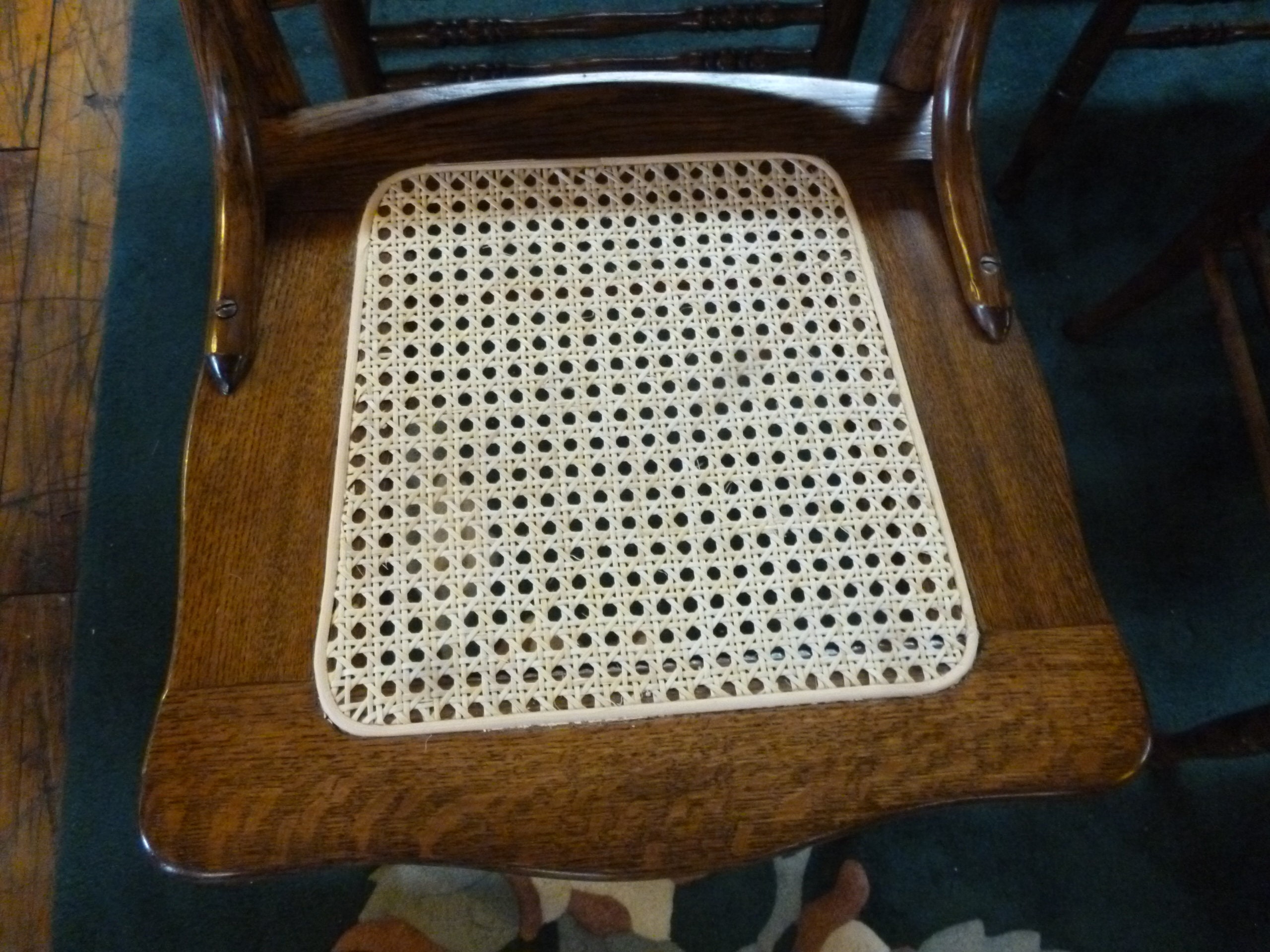 Antique Oak Larkin Chairs 1908 Set of 4 Cane Seats.. Restored - Etsy