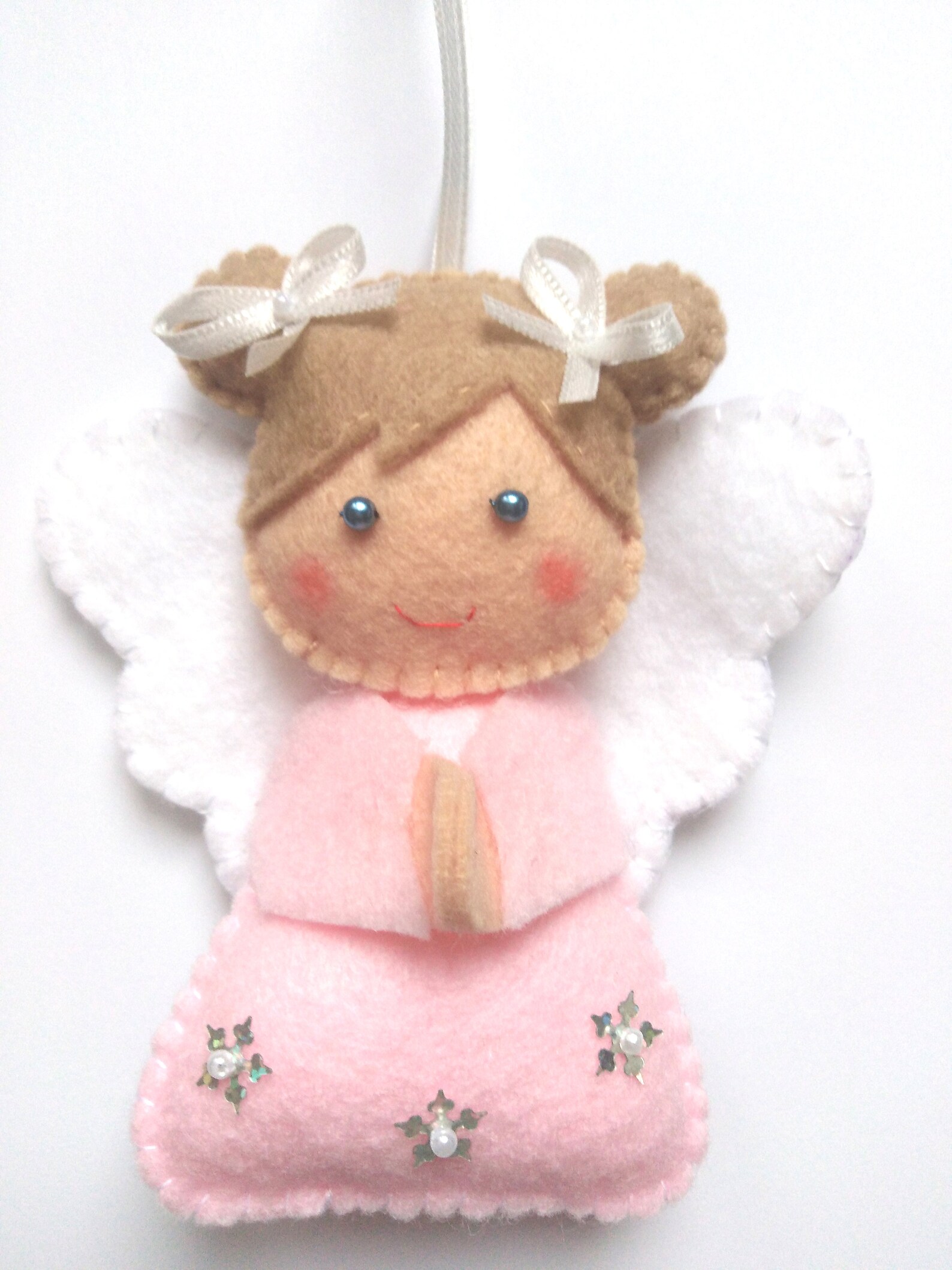 Personalized Felt Angel Ornament Christmas Decor Handmade - Etsy