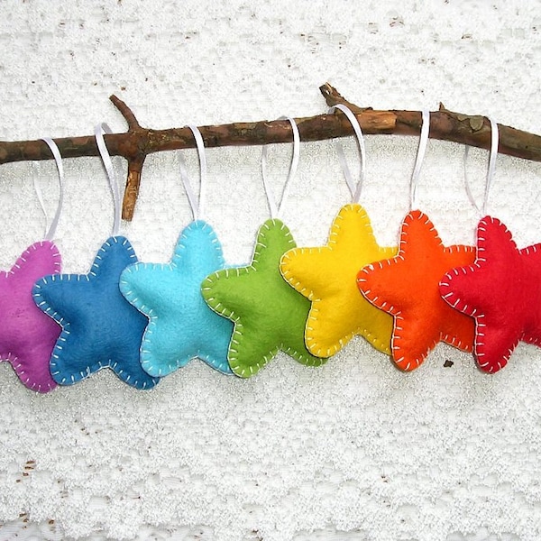 Felt Star Ornament - Etsy