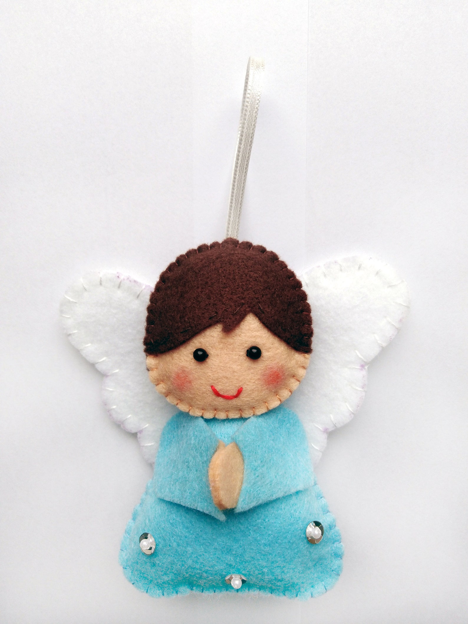 Personalized Felt Angel Ornament Christmas Decor Handmade - Etsy