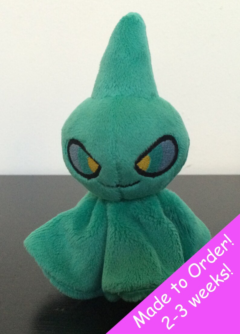 Shiny Shuppet Handmade Custom Keychain Plush Pokemon Sun and | Etsy