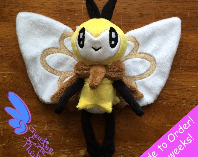 Ribombee Handmade Custom Keychain Plush Pokemon Sun and - Etsy