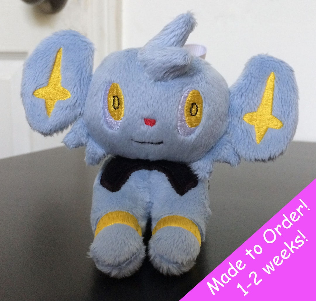 Shinx Handmade Custom Pokemon Keychain Plush ! Shiny Available - Etsy