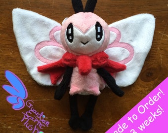 Ribombee Handmade Custom Keychain Plush Pokemon Sun and Moon - Etsy