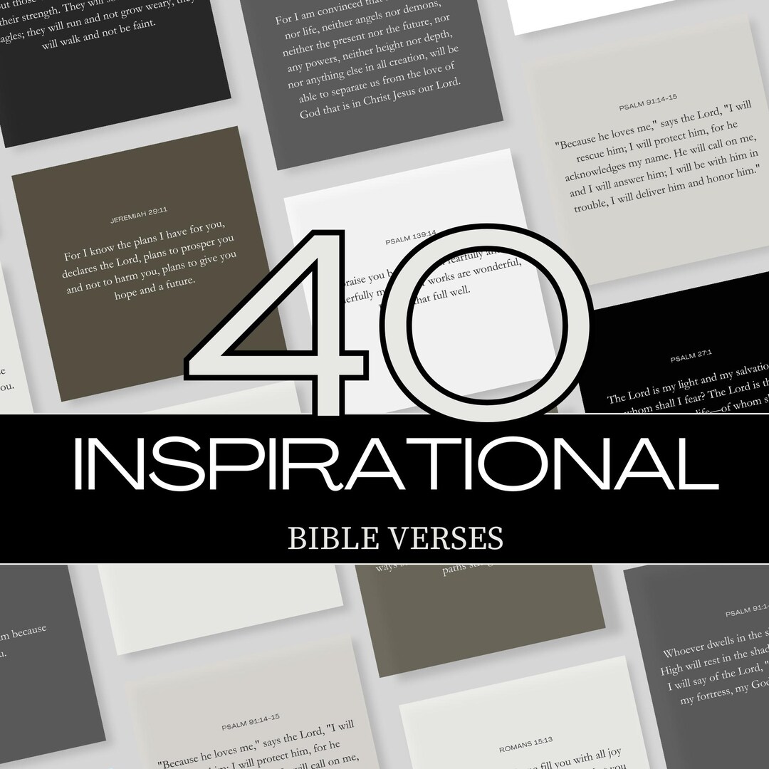 40 Inspirational Bible Verses Graphics Printable Cards Quotes Graphics ...