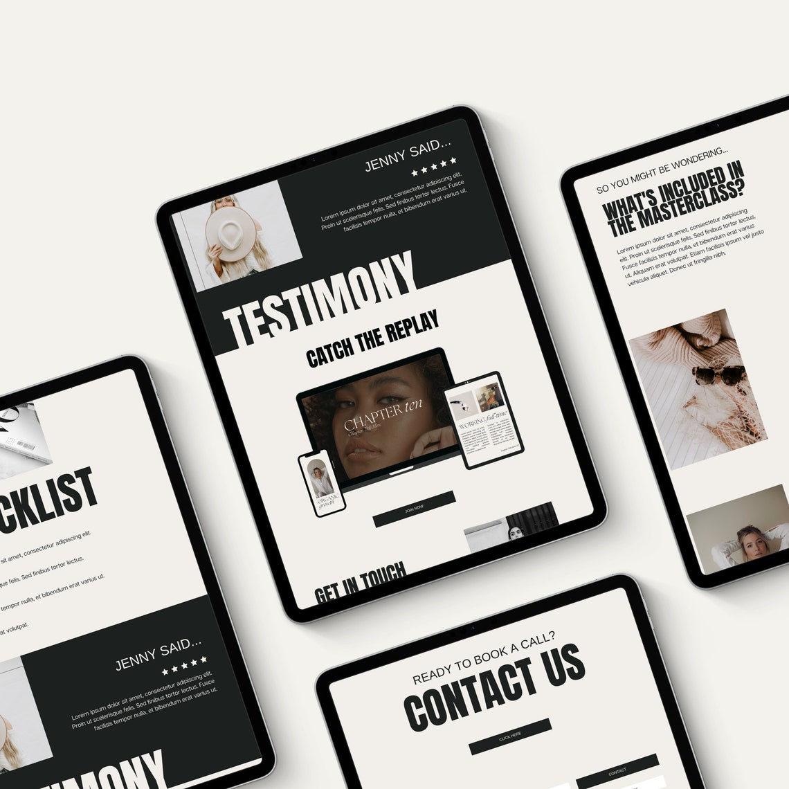 Canva Website Template for Service Providers Canva Template Bold ...