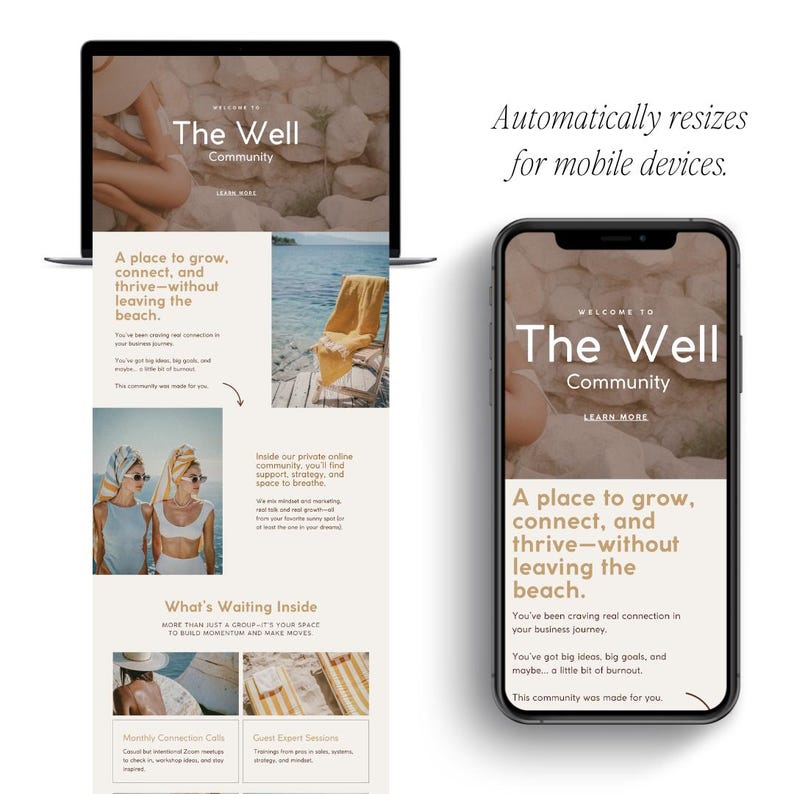 Stanstore Landing Page Template Membership Community and Digital ...
