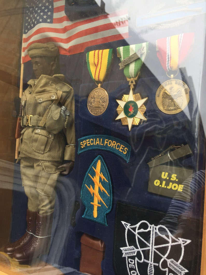 RARE US GI Joe 12 Army Special Forces Shadow Box African - Etsy
