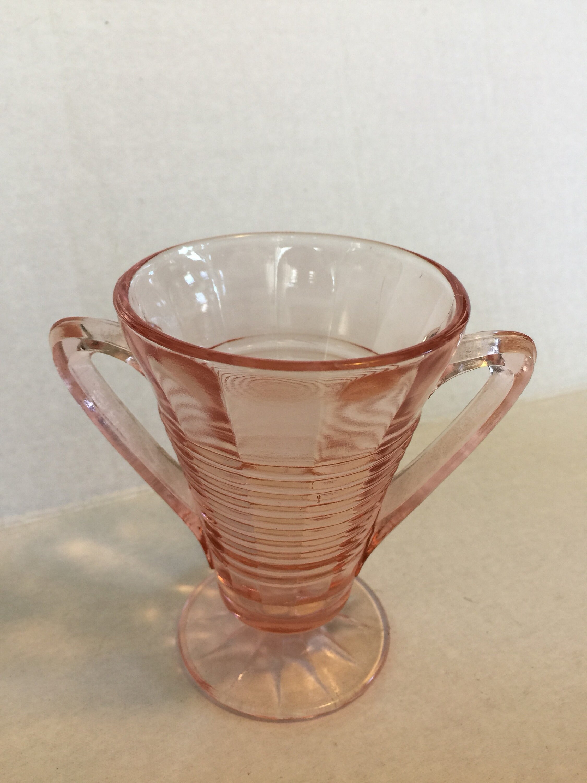 Rare Vintage Anchor Hocking Circle Design Pink Depression - Etsy Canada