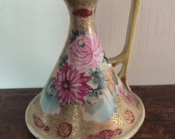 Antique Nippon Pitcher - Etsy