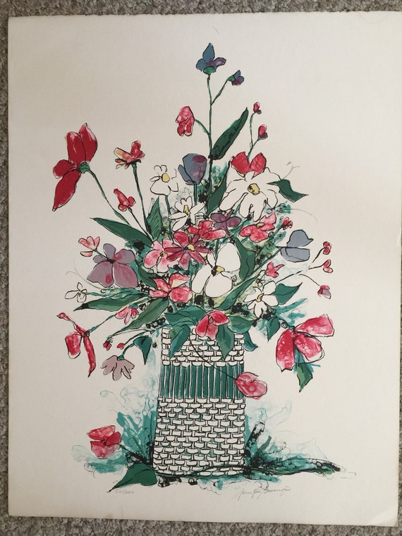 Jennifer Berringer Lithograph Limited Edition Print Signed | Etsy