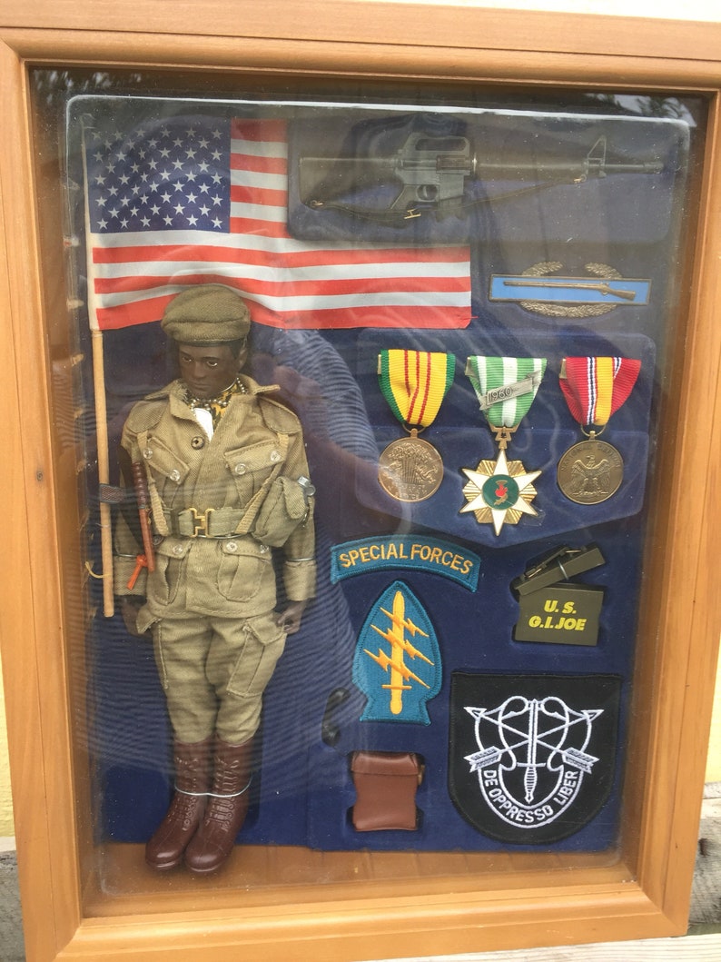 RARE US GI Joe 12 Army Special Forces Shadow Box African - Etsy