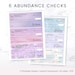 Printable Manifesting Abundance Checks | Law of Attraction, Goal ...