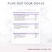 Big Goal Planner Workbook | Printable Goal Setting Worksheet | Goal ...