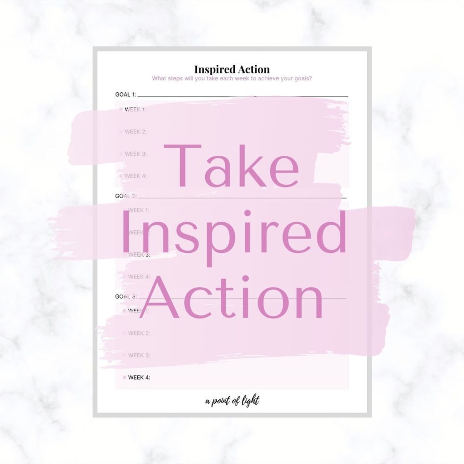 Monthly Intentional Goal Setting Workbook - Etsy