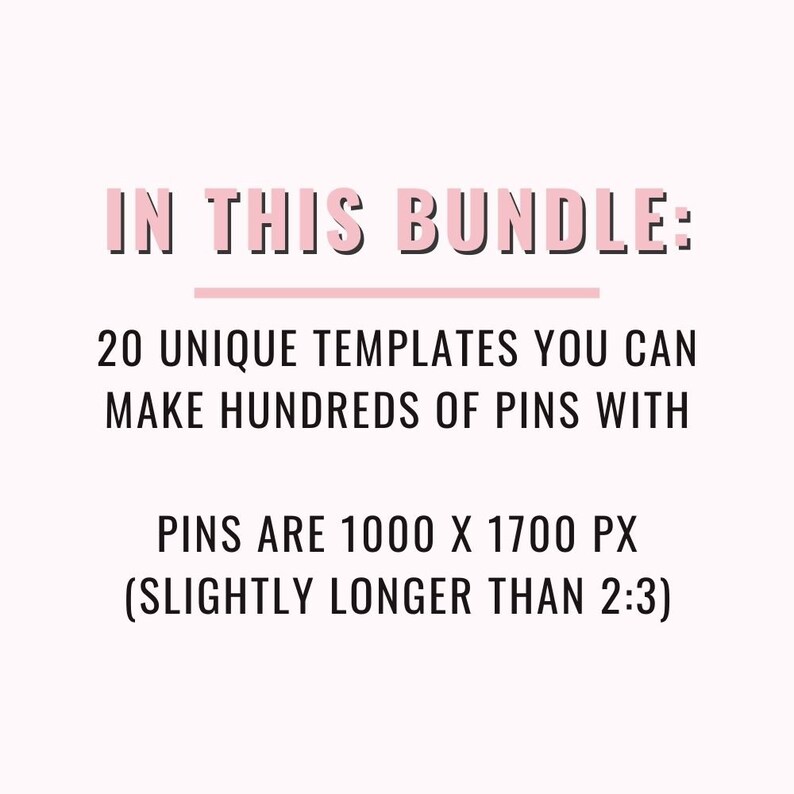 20 Long Pinterest Canva Templates for Blogger, Social Media Marketing ...