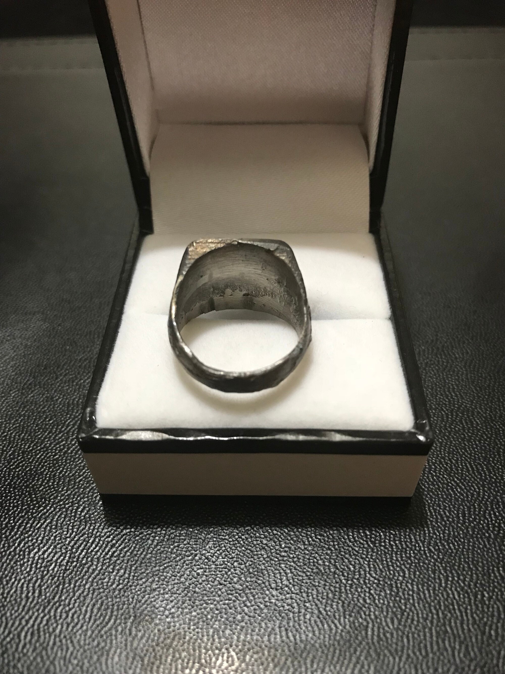 Signet Ring Hadouken Button Combo Signet Ring - Etsy