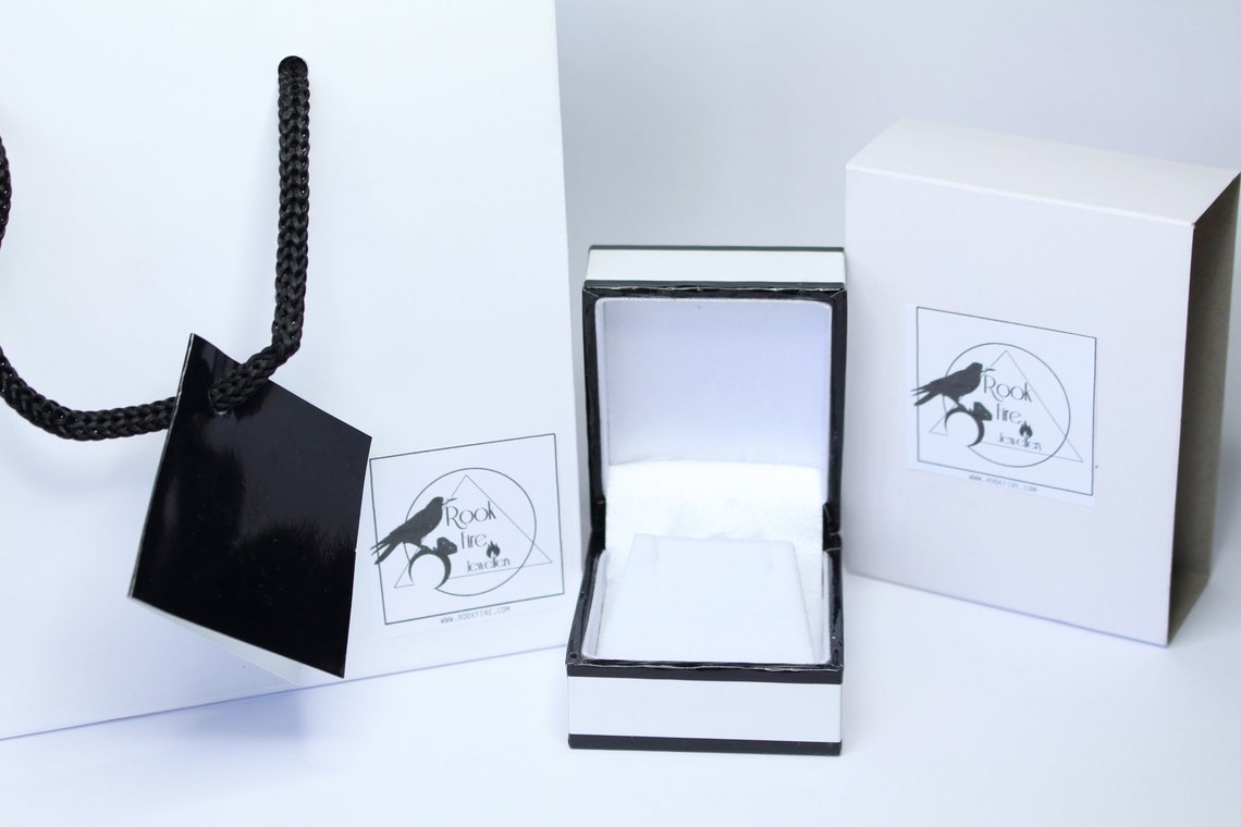 Diamond Earring Sterling Silver Box Chain Diamond Shaped | Etsy