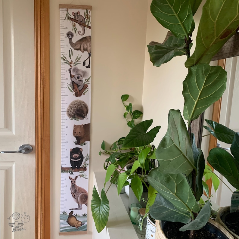 Aussie Animals Height Chart / Growth Chart - Etsy
