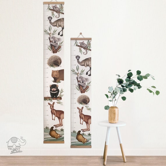 Aussie Animals Height Chart / Growth Chart - Etsy