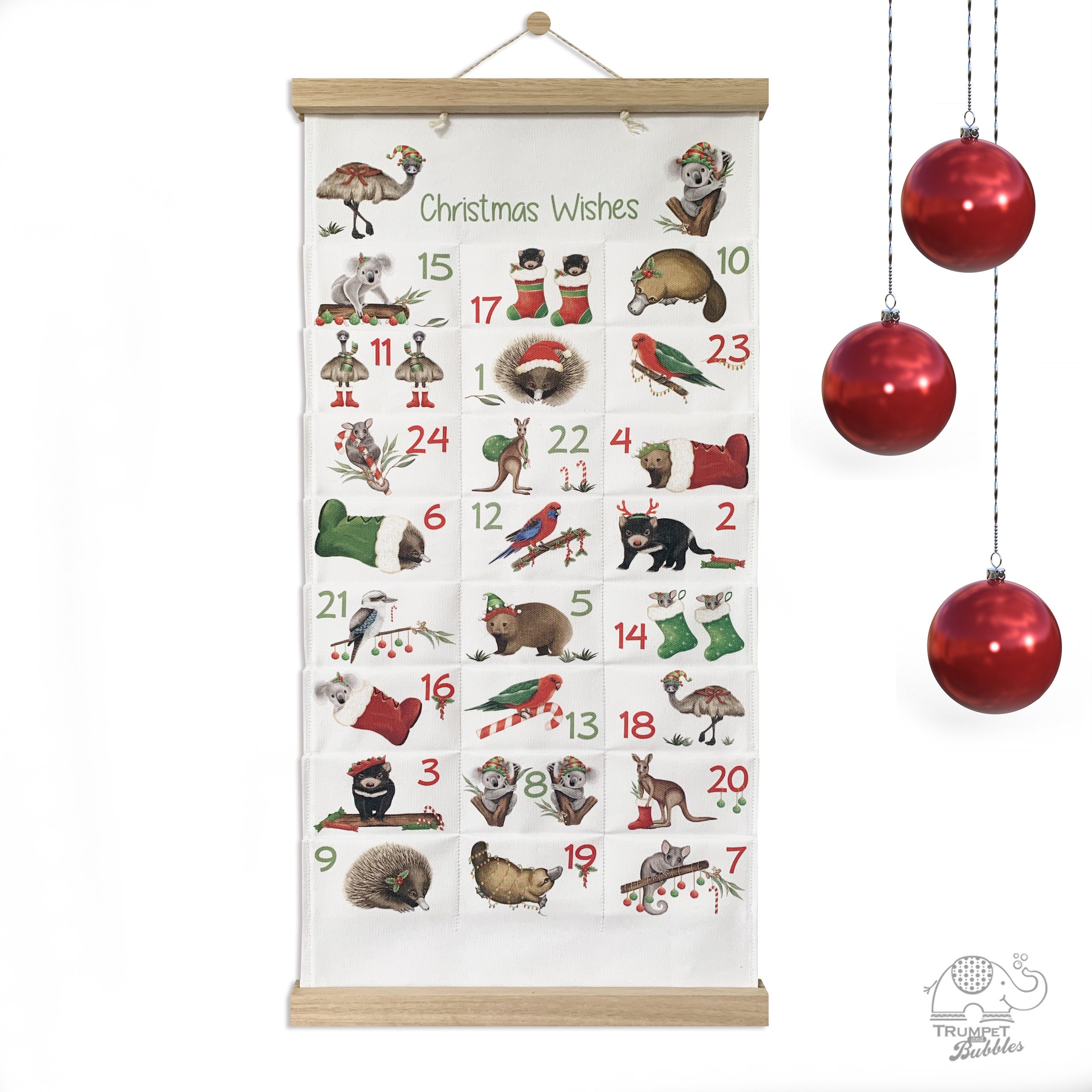 Advent Calendar Aussie Animals - Etsy Australia
