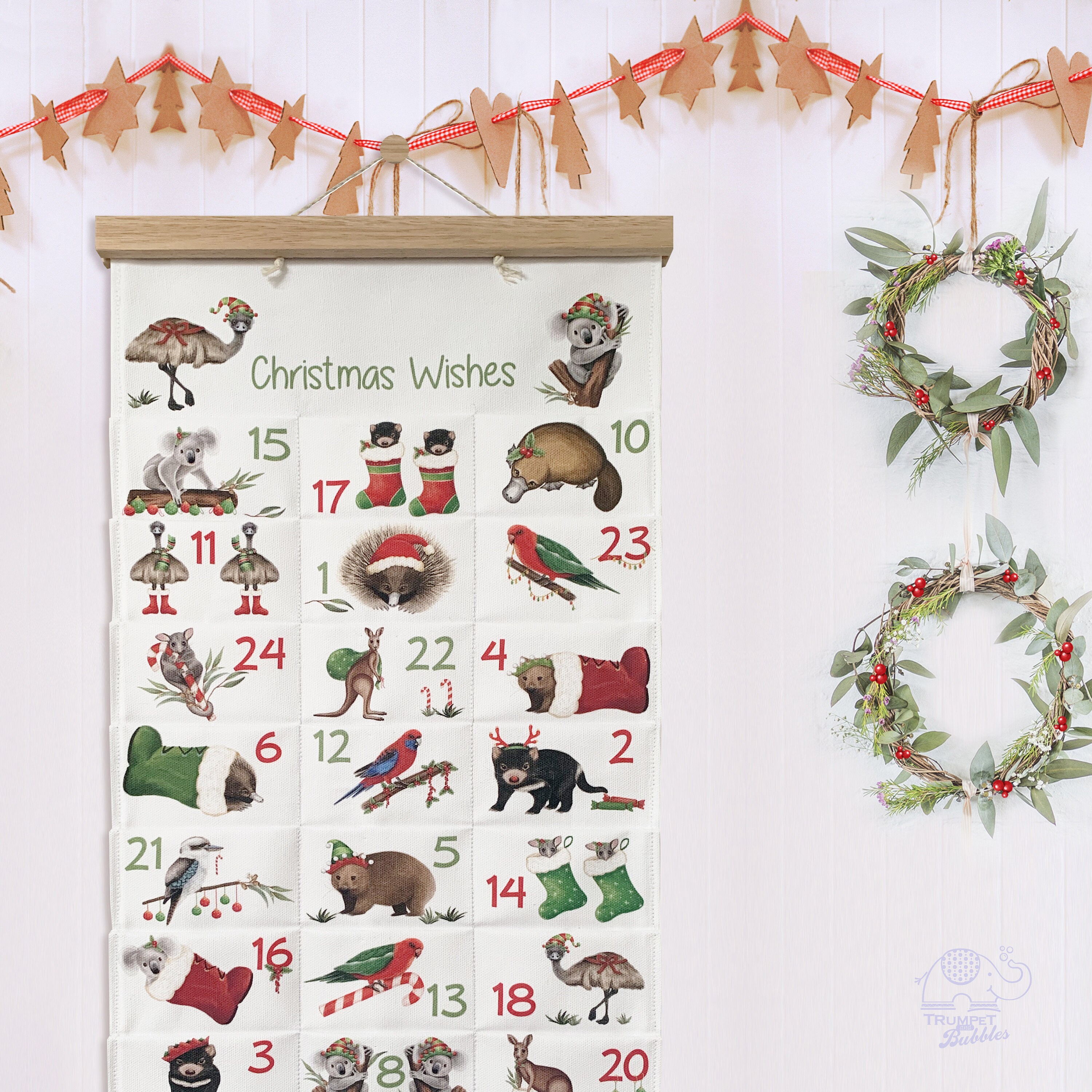 Advent Calendar Aussie Animals - Etsy Australia