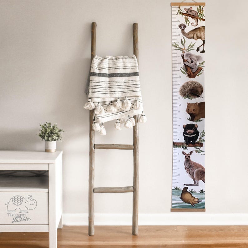 Aussie Animals Height Chart / Growth Chart - Etsy