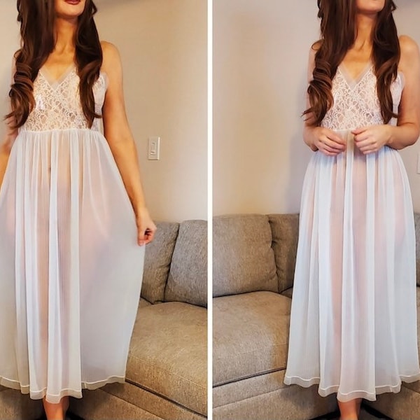 Sheer Negligee - Etsy