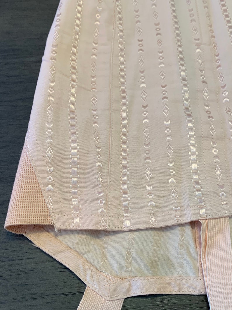 1920s Lady Lyke Corset Girdle With Sheer Bestform Bra 36C, Peachy Pink ...