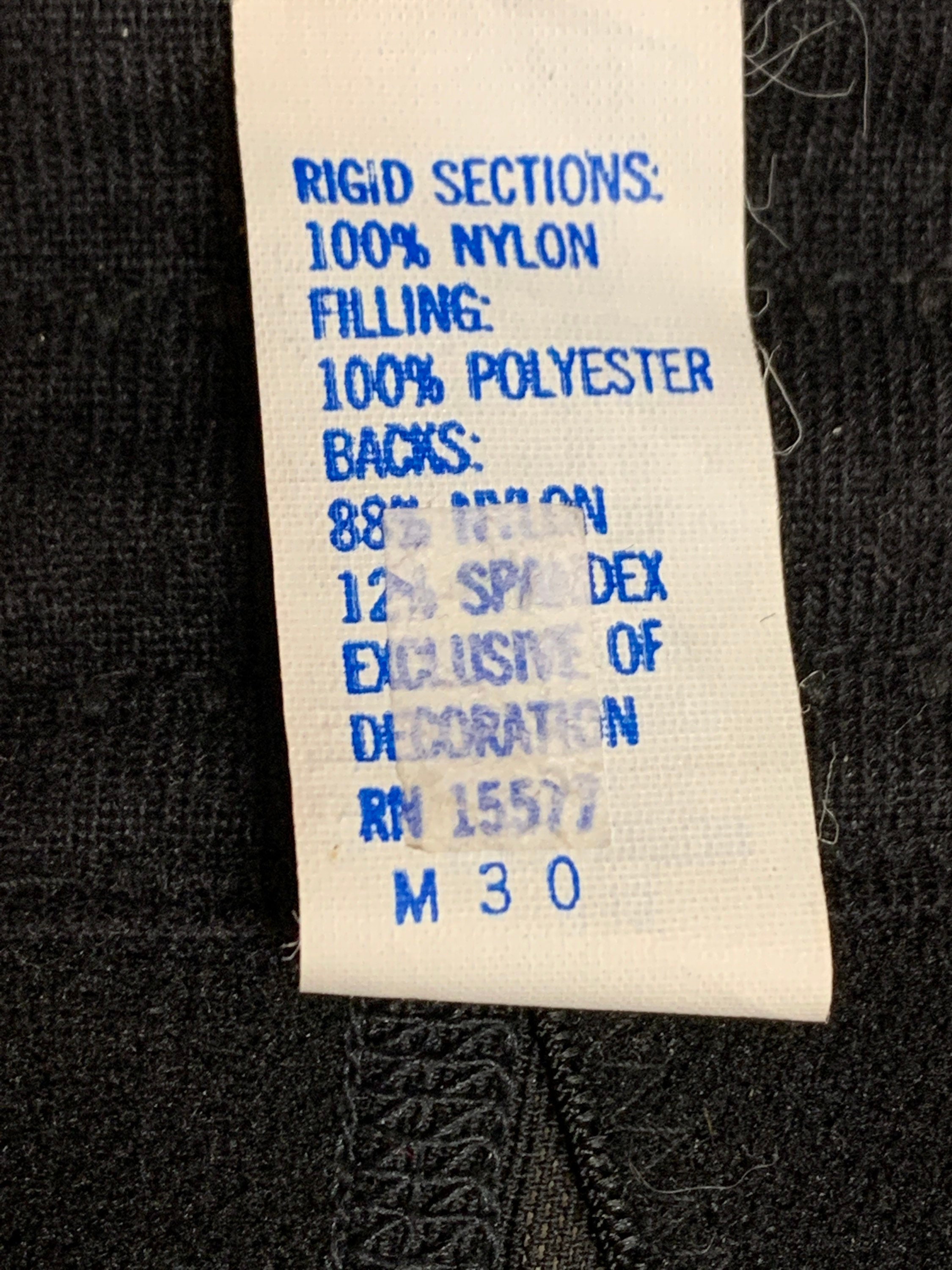 Vintage Sears Black Lacy Strapless Corset Bustier Bra Lingerie 40C ...