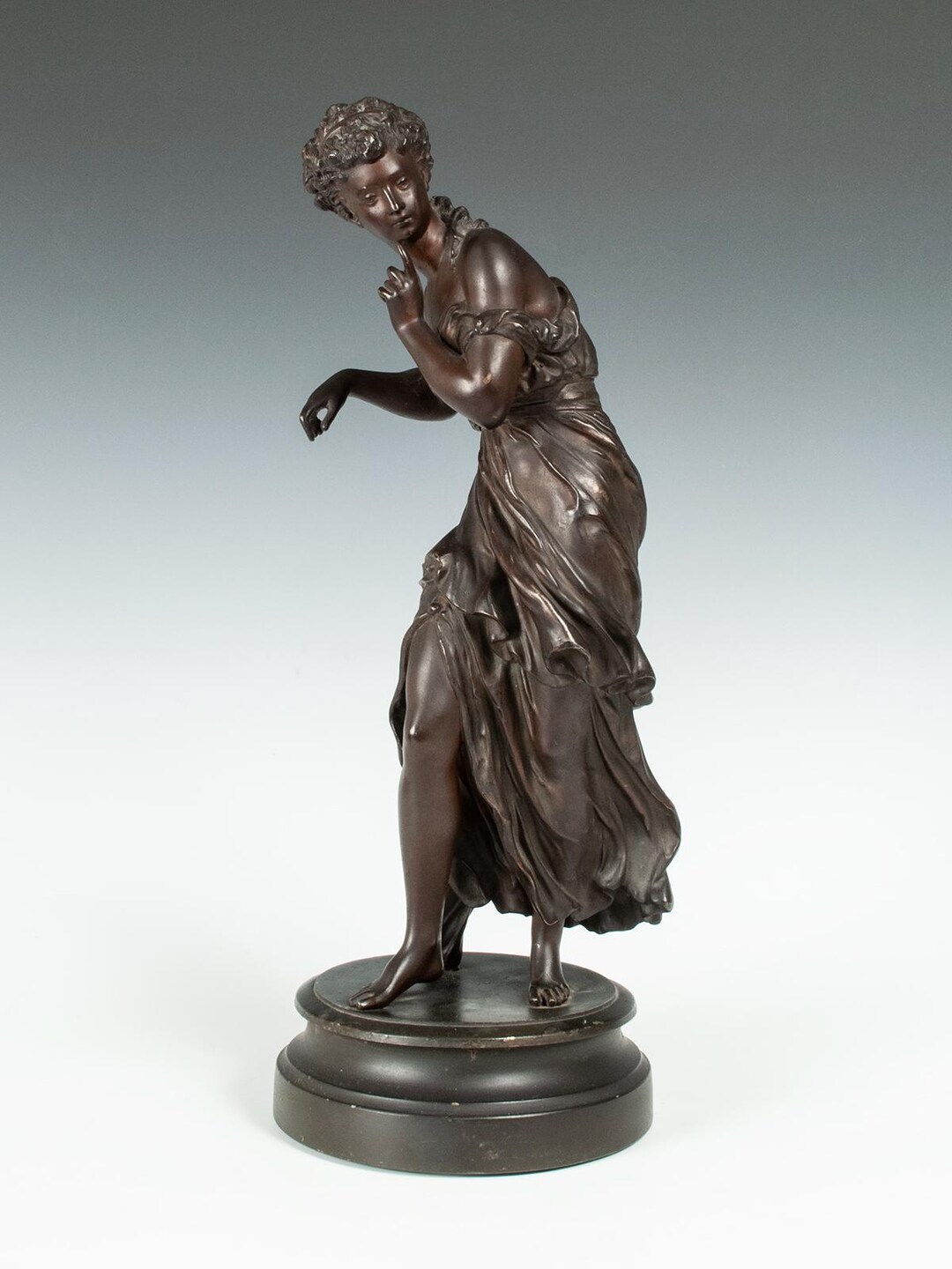 Classical Bronze Figure of a Lady - Etsy