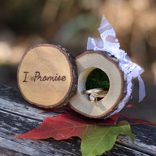 Wood Promise Ring - Etsy