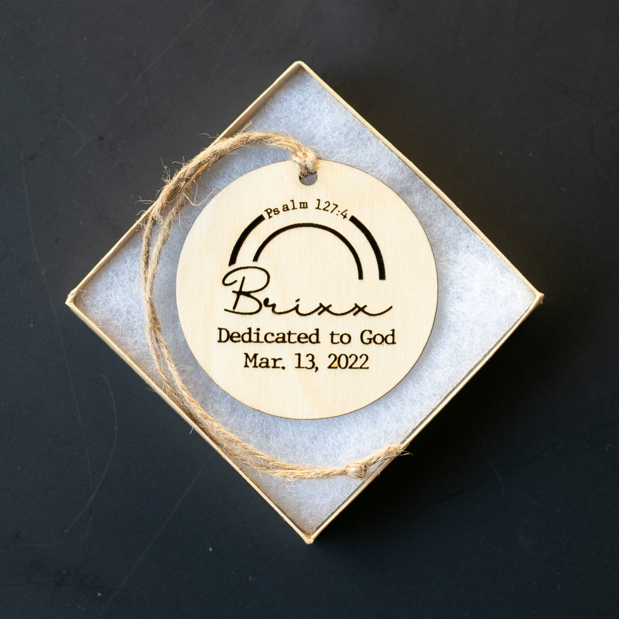 Baby Dedication Ornament Personalized - Etsy