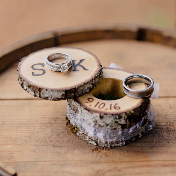 Rustic Wedding Rings - Etsy