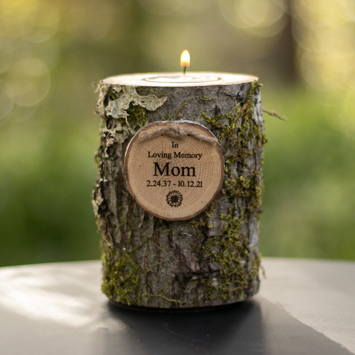 Urn Tealight Holder Cremation Urn Rustic Keepsake Urn Sharing - Etsy